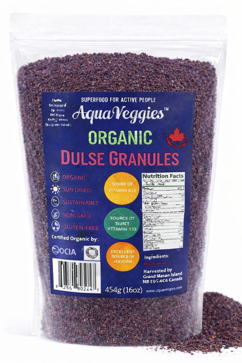 Organic Dulse Granules (1lb) – aquaveggies